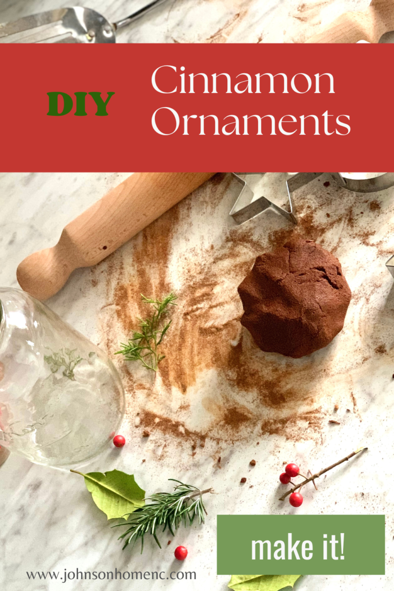 How to DIY Nature-Inspired Cinnamon Christmas Ornaments - Johnson Home NC